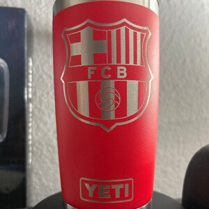 Real Madrid FC Personalized Custom Engraved Tumbler Cup YETI 20oz or ...