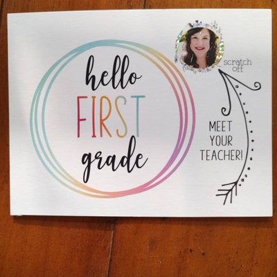 Scratch off Postcard Welcome Postcard for Students or Kids Note From ...