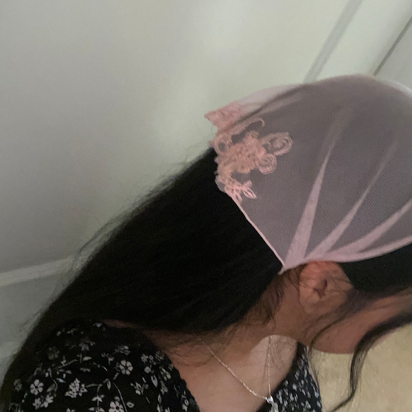 READY-TO-SHIP. Plain Kerchief Head Wrap for Mass Beige Squared ...