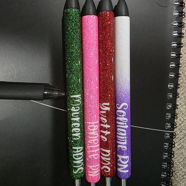 Personalized Glitter Gel Pen: Custom Refillable Inkjoy 0.7 Gel Pens ...