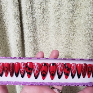 My Pebble Anime Inspired Press on Nails - Etsy Canada