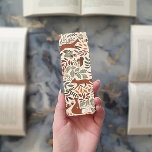 Foxes and Squirrels Bookmark. Woodland Creatures Illustration ...