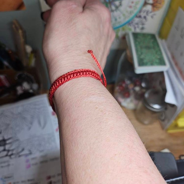 Indie Macrame Bracelet for Men, Adjustable Knotted Bracelet, Ethnic ...