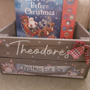 Personalised Wooden Book Crate Toy Crate Teddy Crate Baby | Etsy