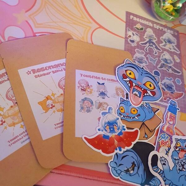 Infinity Nikki Sticker Sheets - Etsy