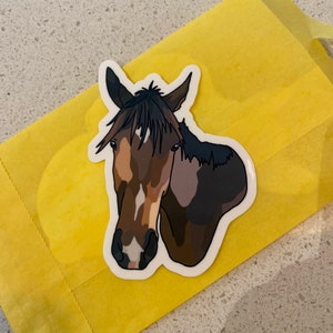 Custom Horse Sticker Waterproof Vsco Laptop Water Bottle - Etsy