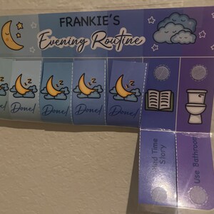 Morning, Afternoon & Evening Routine Chart, Planning Toddler Bedtime ...