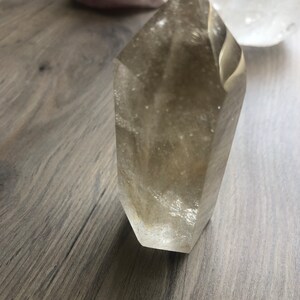 Petroleum Elestial Quartz With Black Carbon Enhydro, Fire Quartz With a ...