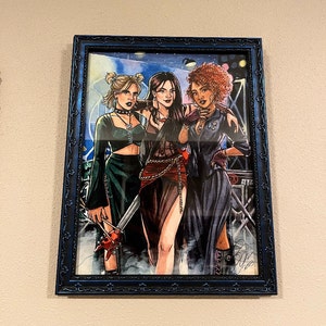 Inktober Witch / the Witch and the Dragon / Signed Print Original ...