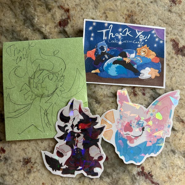 Dandy's World Glisten Stickers - Etsy