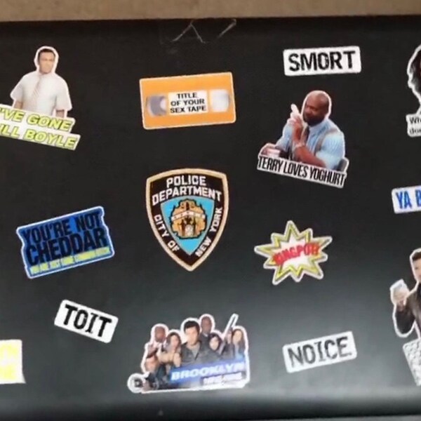 Brooklyn Nine Nine Vinyl Sticker Pack - Brooklyn Gift, Ideal Gift for ...