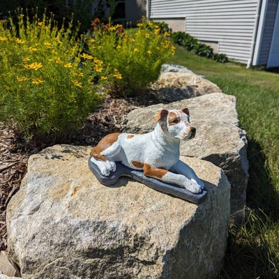 Pitbull Statue, Concrete Statues. Pit Bull Dog Statue, Garden Statues ...