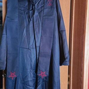 Ceremonial TAU Robe With HOOD OTO Golden Dawn Magick Thelema - Etsy