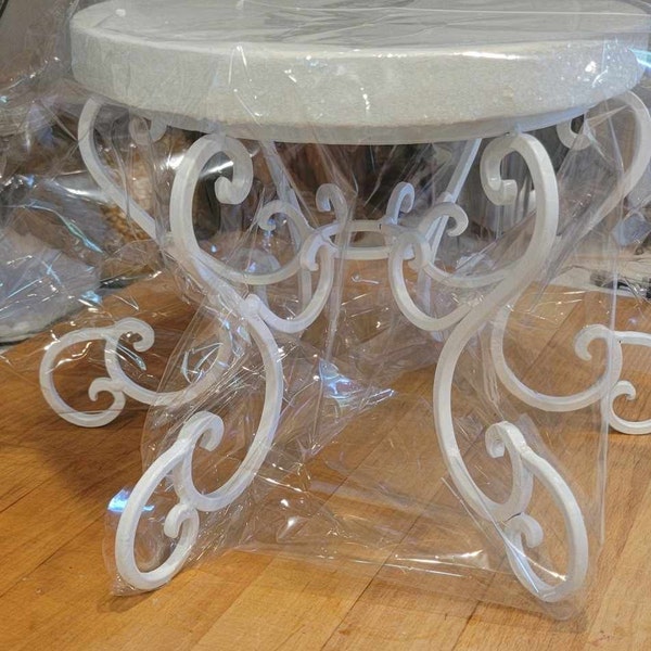 SHEET CAKE STAND 3 Common Rectangle Sizes 6" Tall 22 Rhinestone Colors ...