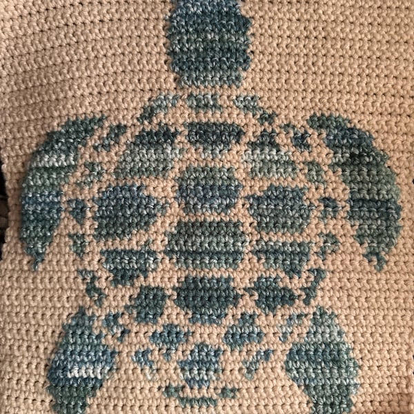 PDF | Crochet Turtle Wall Hanging Pattern | Crochet Home Decor ...