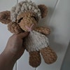 Lenni the Lamb Crochet Pattern | No Sew Low Sew Crochet Amigurumi ...