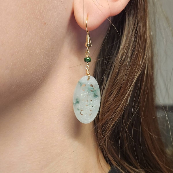 Dainty Grade A Burmese Icy Jadeite Jade Beaded Bracelet, Grade A Burma ...