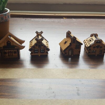 Mini Houses Set DIY - Etsy