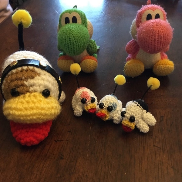 Yoshi's Woolly World Poochy Crochet Plush Amigurumi - Etsy Canada