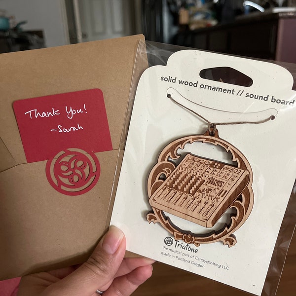 Keyboard Ornament Solid Cherry Wood - Etsy