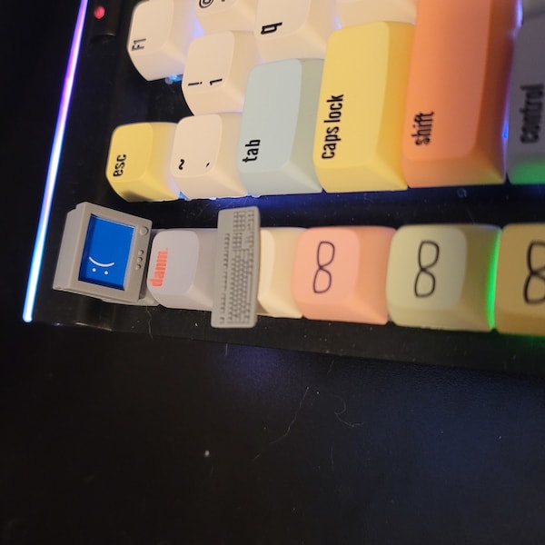 CRT Monitor Artisan Keycap for Cherry MX Mechanical Keyboard ...