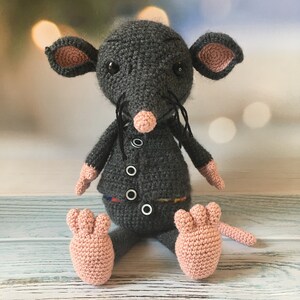 Rat Crochet Pattern, Crochet Rat, Rat Tutorial, Crochet Pattern, Rat ...