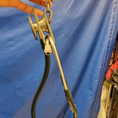 SMALL Japanese Fish Hook Stethoscope Holder - Etsy