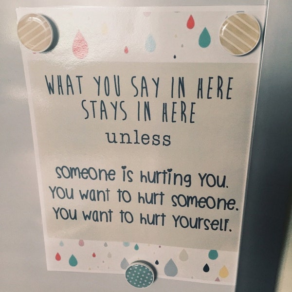 Room in Use Sign Door Confidentiality Meeting School Counselor ...