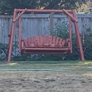 Cedar Rustic Log Arbor - Etsy