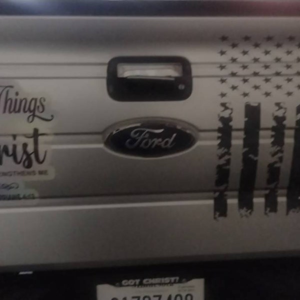 Jesus Christ Lord GOD Bible Holographic Truck Car Window Vinyl Decal ...