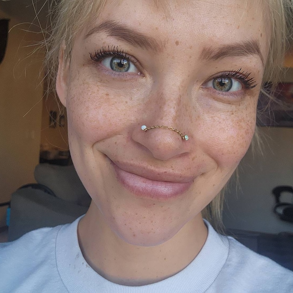 Super Tiny Cute Moon Threadless Flat Back Nose Stud, 20,18,16ga, 5-10mm ...