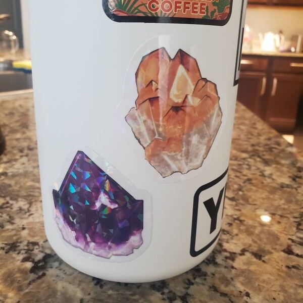 Chakra Holo Vinyl Waterproof Stickers Laptop Decal Hydro Flask Chakra ...