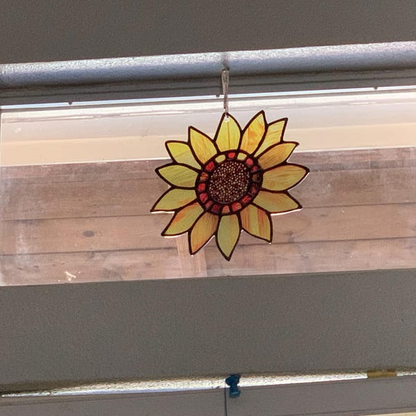 Red Cardinal Suncatcher, Christmas Gift, Cardinals Acrylic Window ...