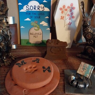 3D Printed Baby Sleeping or Post Mortem, Grave Marker A Duplicate of a Real Life Headstone. MADE ...