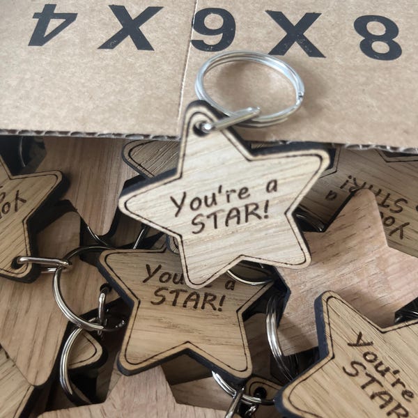 Jigsaw Puzzle Keyring Wooden Wedding Favours - Etsy