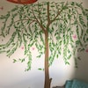 Large Willow Tree Wall Decal Nursery Tree Wall Sticker Murals Butterfly ...
