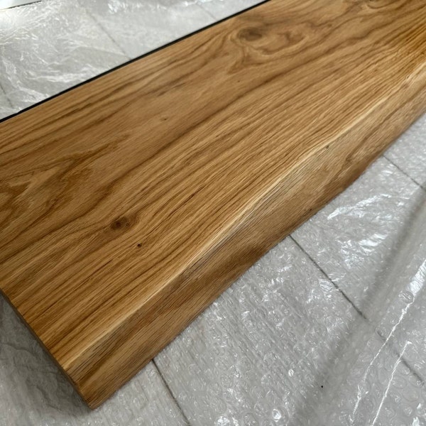 Walnut Floating Shelf, Live Edge Shelf ,custom Wood Shelves, Rustic ...