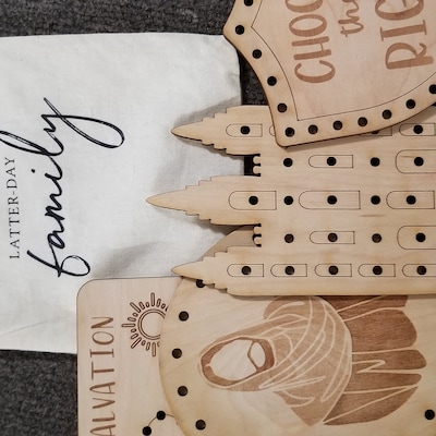 Baptismal Covenants Stand / Baptism Gift / DIY Keepsake / Latter-day ...