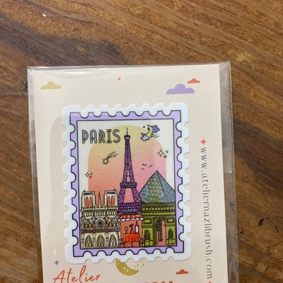 PARIS Sticker, Paris France Sticker, Paris Skyline Vinyl Sticker ...