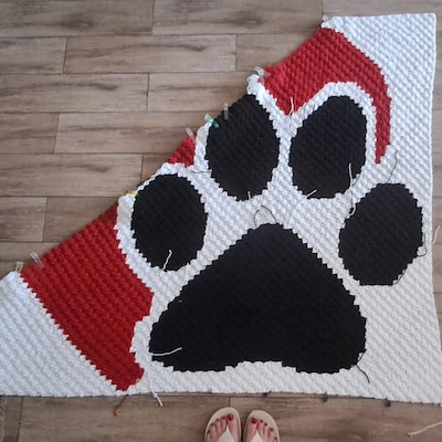 Cow Print Graph Written Pattern for C2C & Tapestry Crochet C2C Graph ...