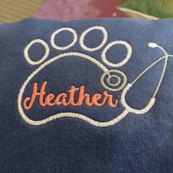 Vet Gift, Monogrammed Veterinarian Shirt, Vet Tech, Stethoscope, Dog ...