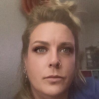 14K Solid Gold Vertical Helix Piercing/hidden Rook Dangle Earring ...