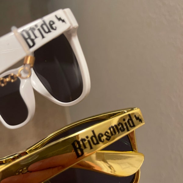 Wizard Themed Bachelorette, Bridal Party & Wedding Sunglasses - Etsy