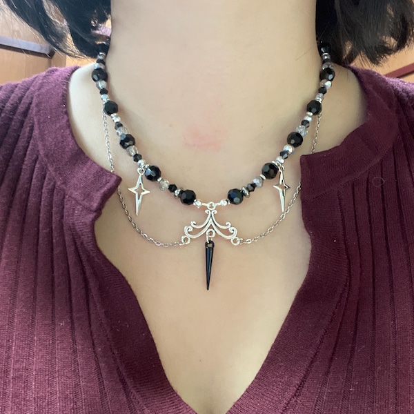 Mystical Dragonfly Choker - Handmade Y2K Beaded Necklace, Whimsical Fairy Core Jewelry - Etsy