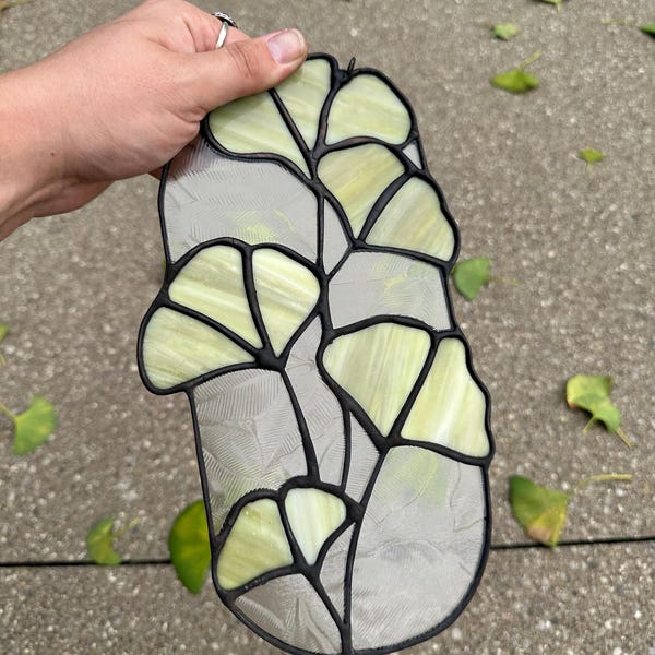 Stained Glass Pattern Flower Beginner Pattern Downloadable Pattern ...