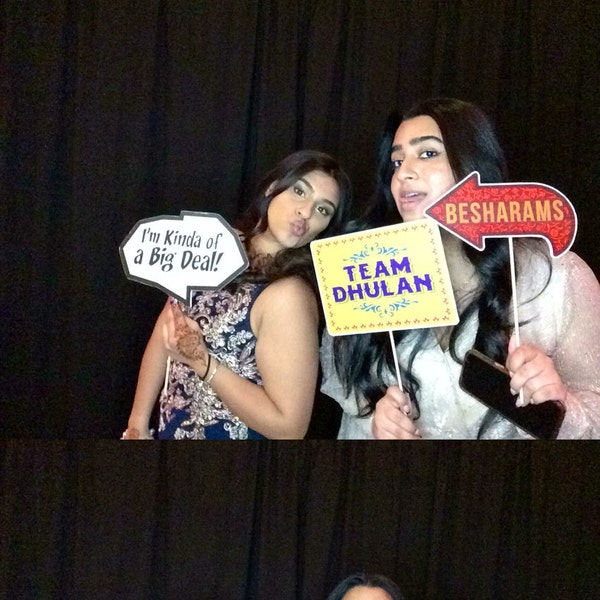Indian/ Desi/ Pakistani Wedding Photobooth Props - Etsy