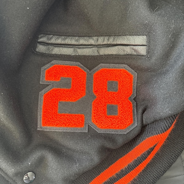 8" Chenille Varsity Letterman Letters - Etsy