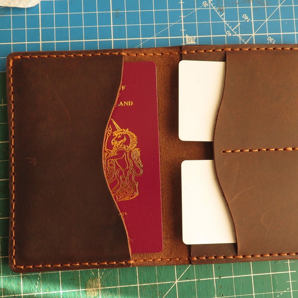 Passport Case Pattern - Leather DIY - Pdf Download - Passport Case ...