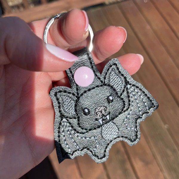 Bat Keychain, Bat Key Chain, Bat Zipper Pull, Bat Gift, Bat Bag Tag ...