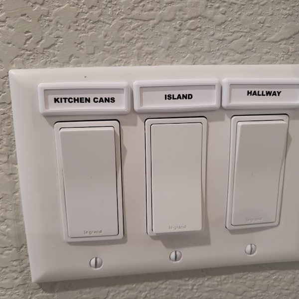 The Switch Label: Light Switch Label Frames for Light Switch Cover ...